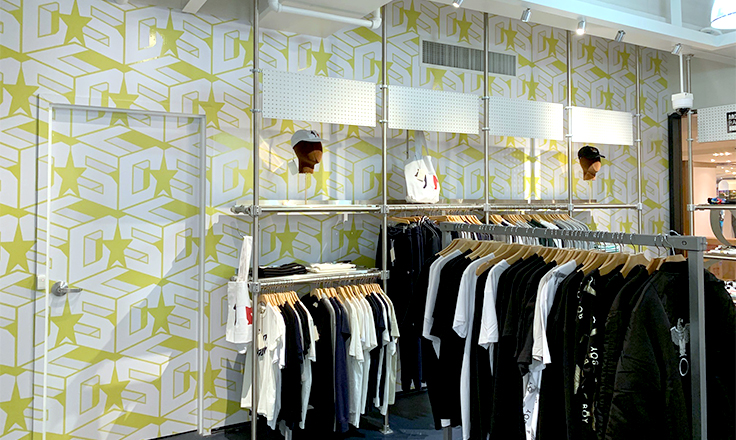 Retail Graphics | Backlit Signage, Kiosk Wraps, Escalators Steps