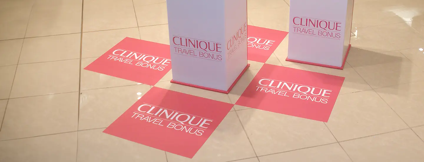 Retail Floor Graphics Design | Promotional Floor Signs for Retail